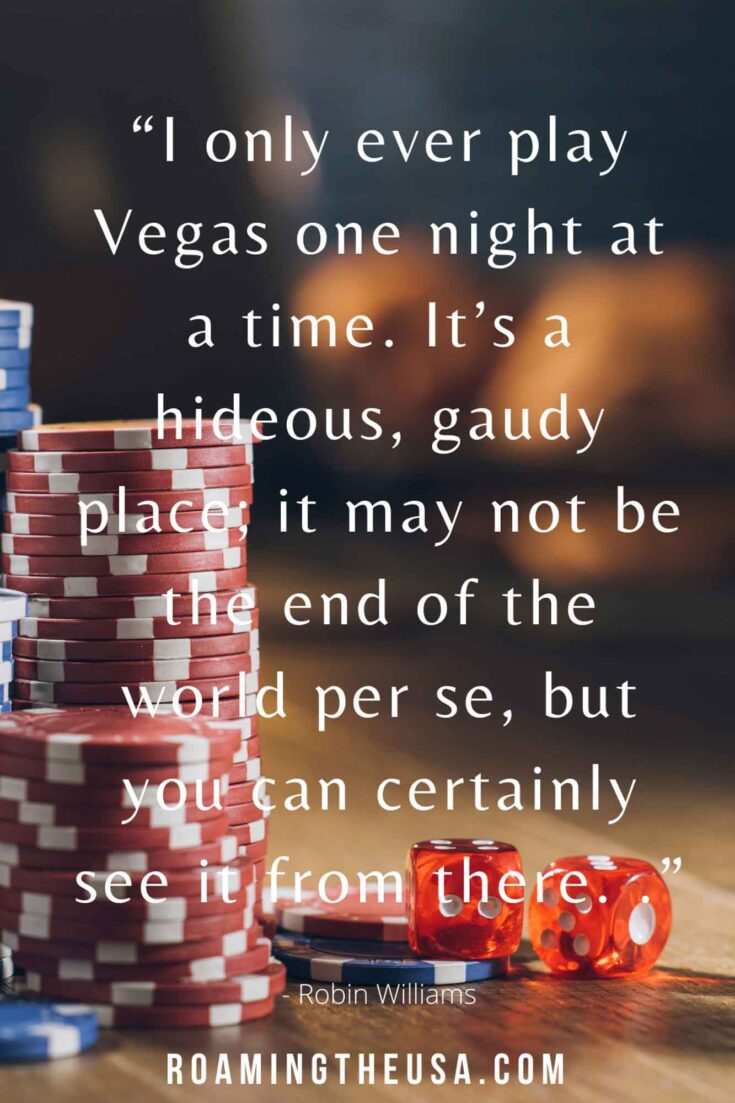 148 Las Vegas Quotes & Clever Las Vegas Instagram Captions - Roaming ...