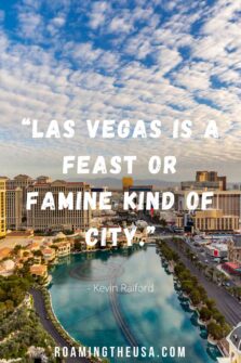 148 Las Vegas Quotes & Clever Las Vegas Instagram Captions - Roaming ...